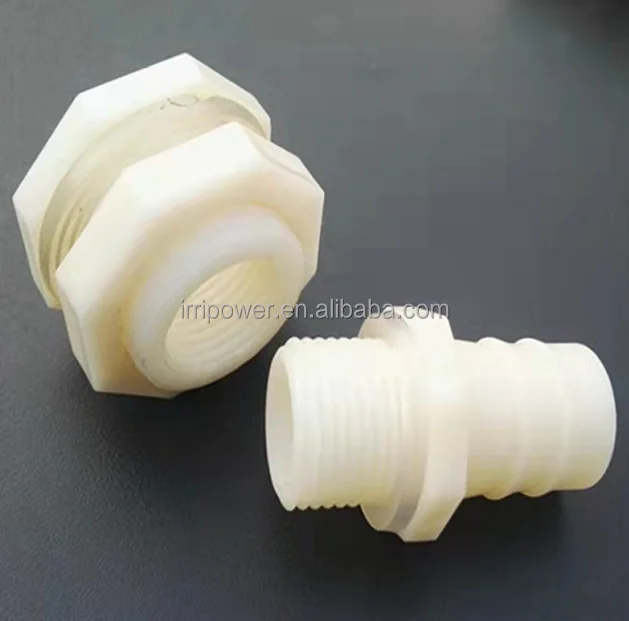 IRRIPOWER PVC Bulkhead Fittings - Durable Water Connectors