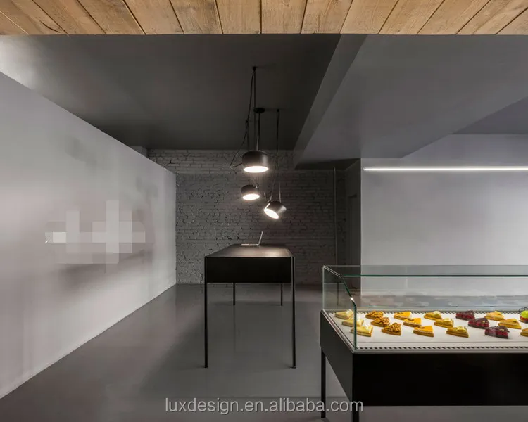 Custom Made Glass Transparent Food Table - Bakery Showcase