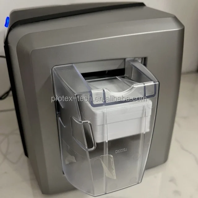 HidFargo DTC1250e Plastic ID Card Printer Single-Sided Solution for ...