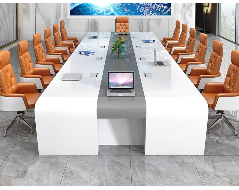 China Factory Customized Design Luxury Modern Conference Table Desk ...