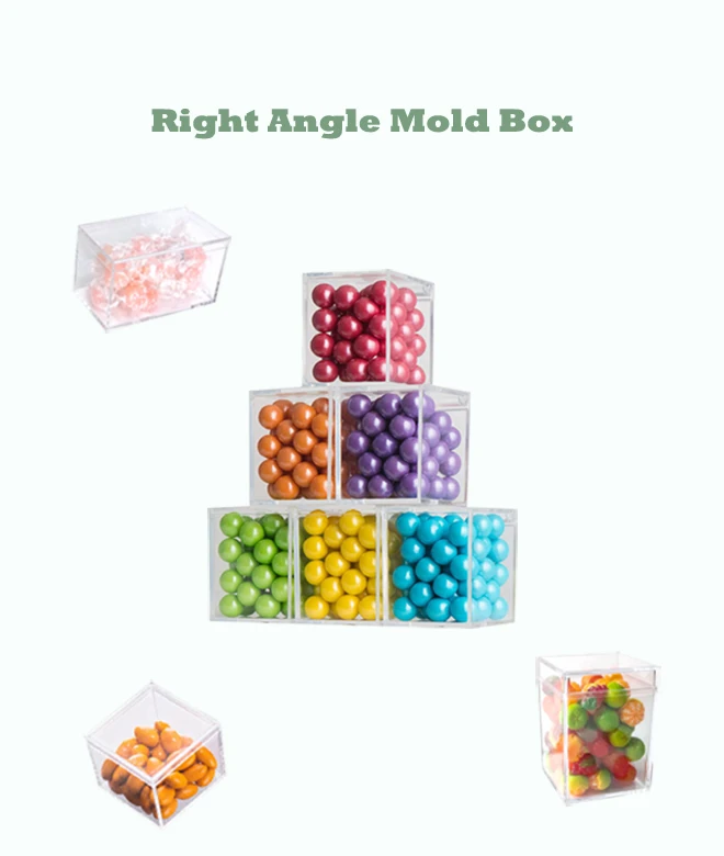 Custom Various Shape And Size Candy Plastic Storage Cases Wedding Favor ...