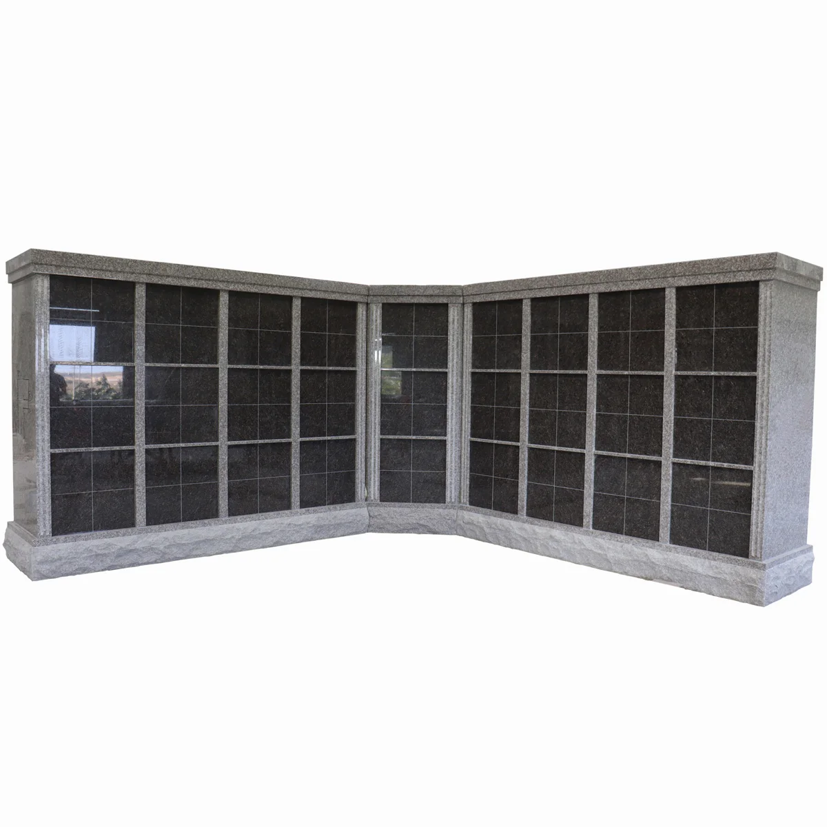 Outdoor Free Standing 420 Pink Granite Columbarium for Sale