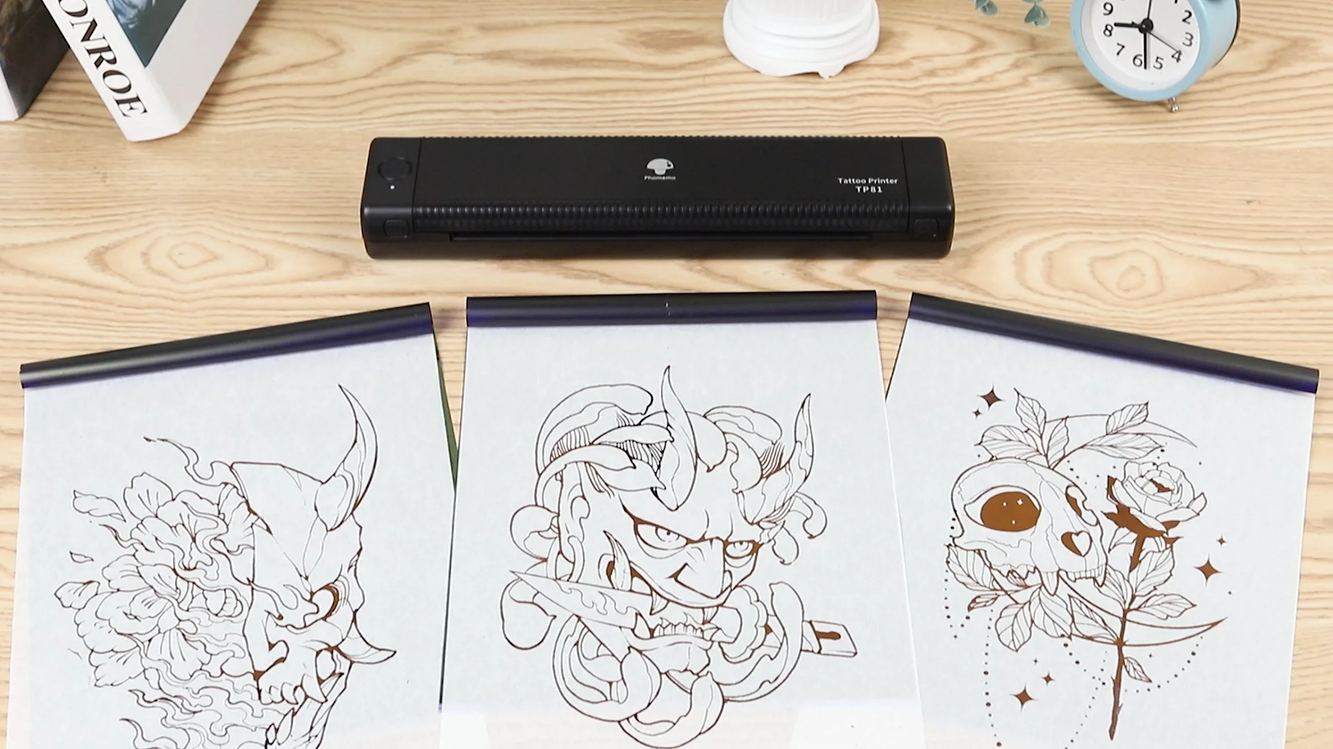 Tattoo Printer Phomemo Tp81 Thermal Tattoo Stencil Printer Portable ...