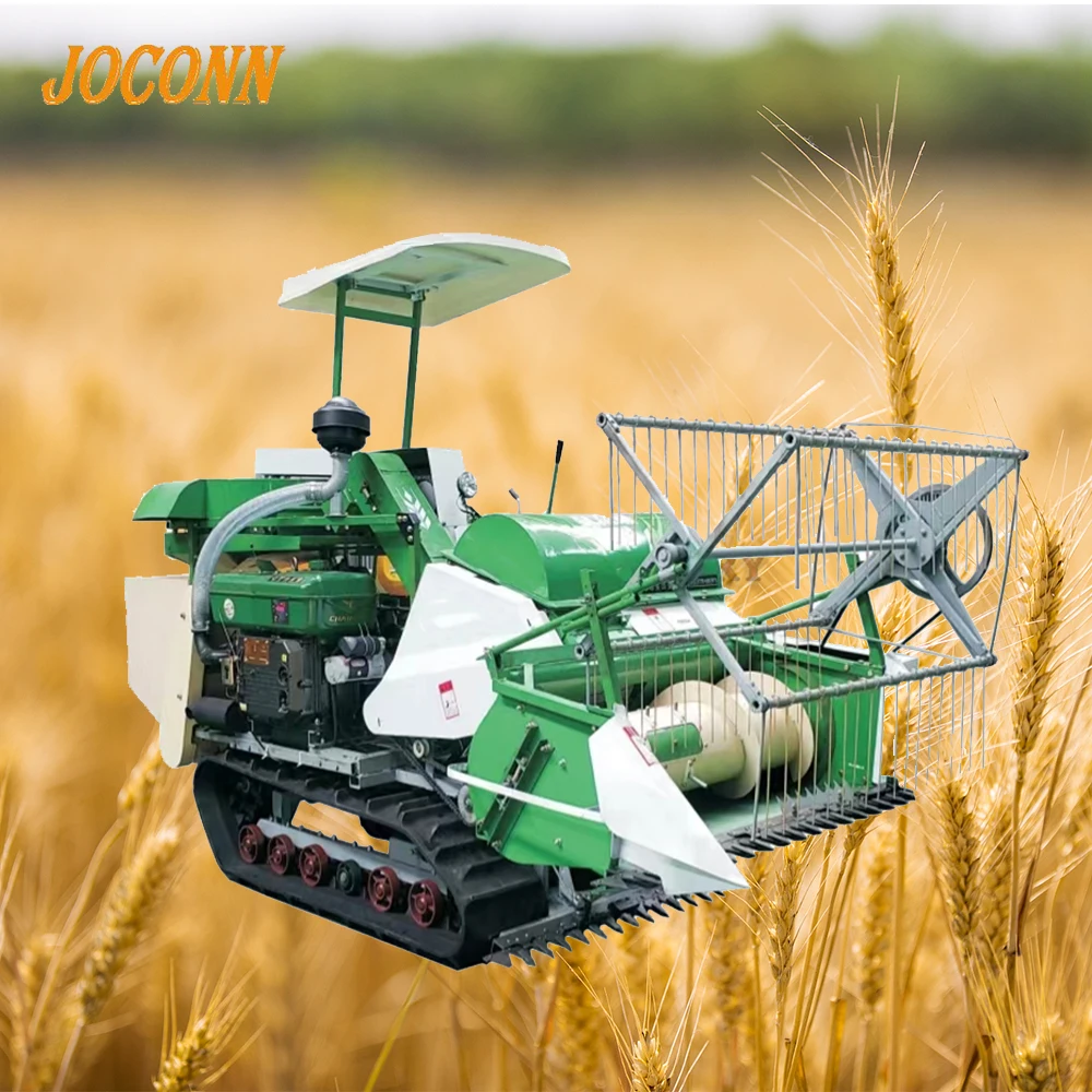 Combined Crops Harvester Thresher Paddy Combine Reaper Combined Grains ...