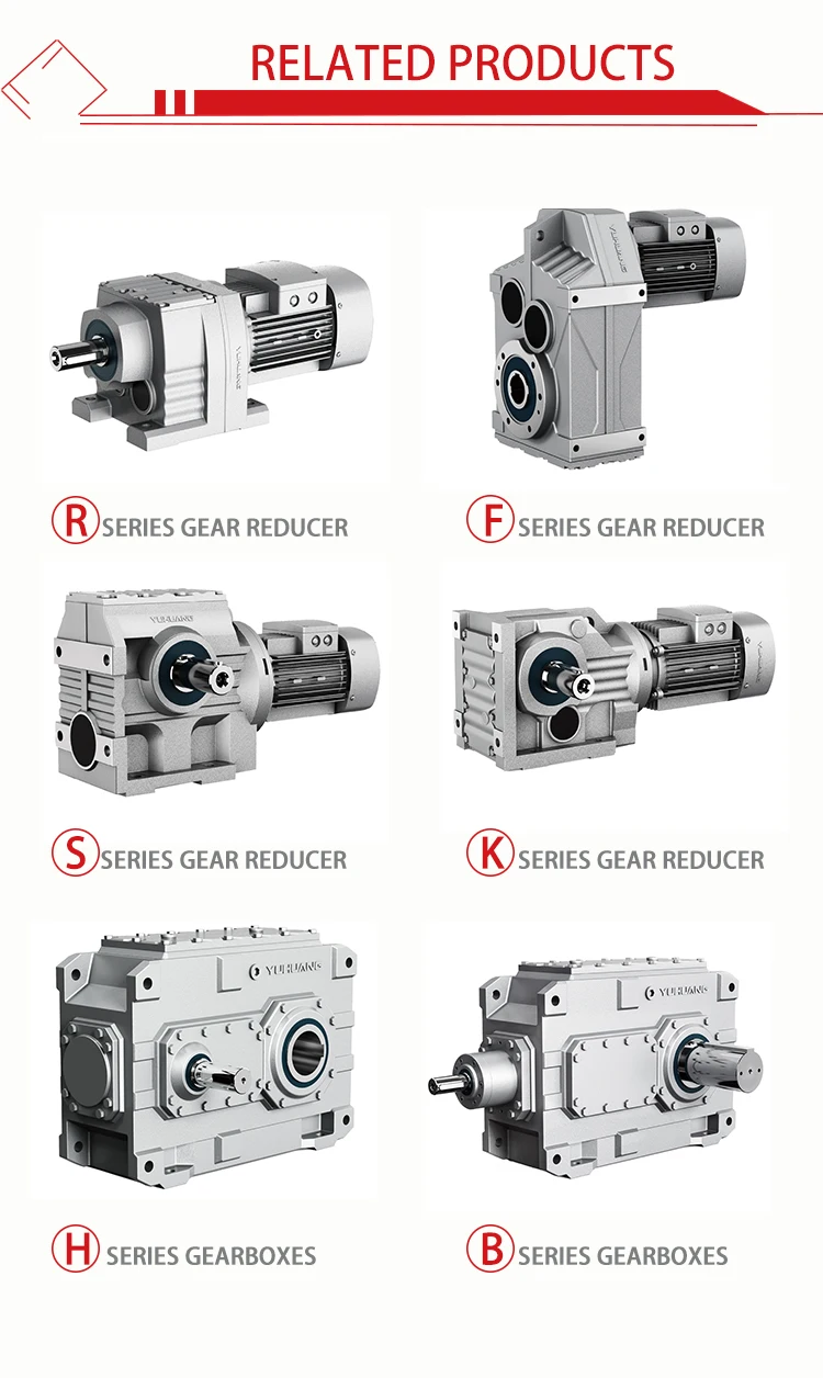 H Series Parallel Shaft Gearbox Heavy Duty Helical Bevel Gearbox for ...