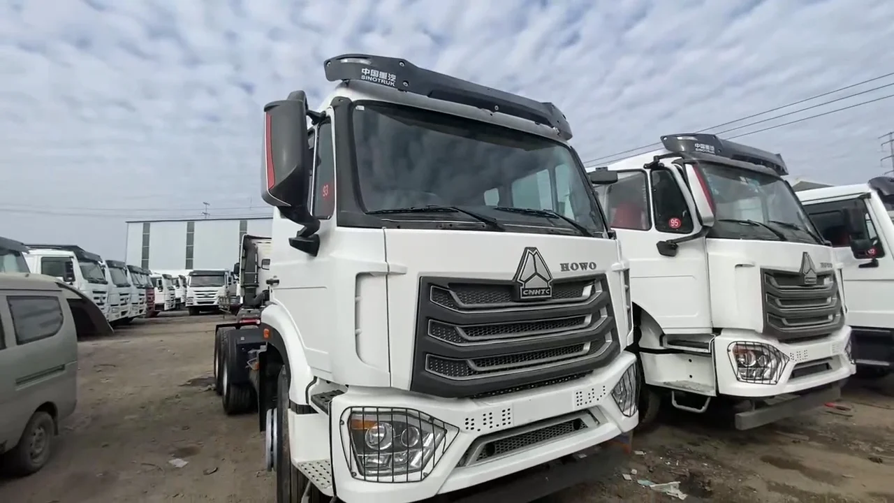 Used Sinotruck Haohan Tractor Truck 371hp 375hp 40 50tons 10 Wheels 6*4 ...