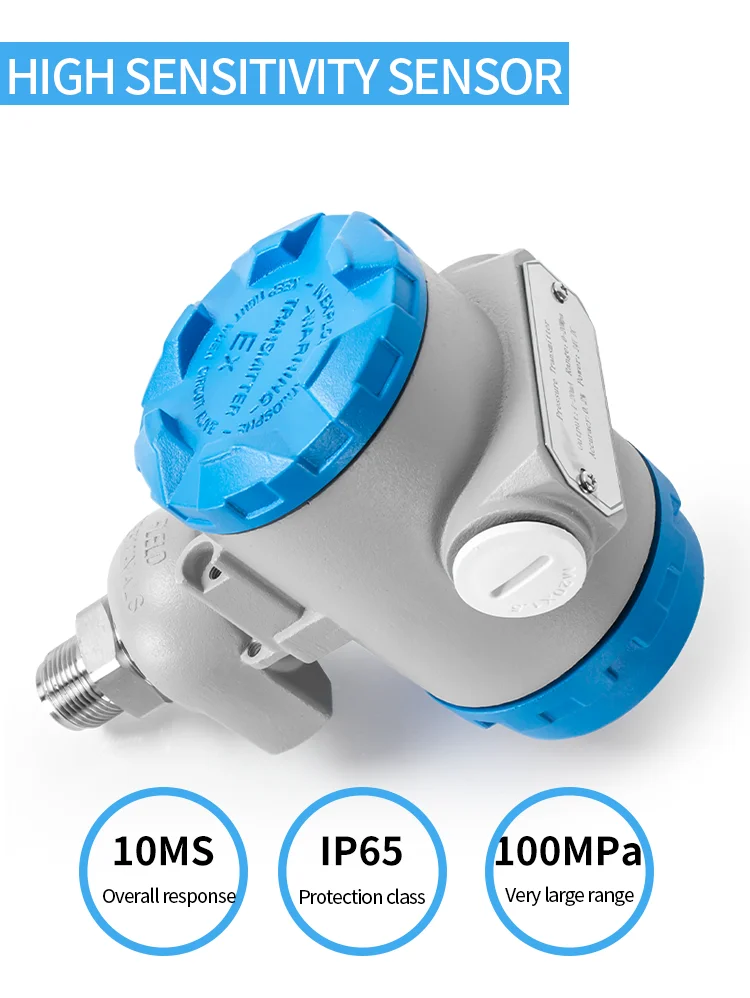 2088 Diffusion Silicon Pressure Sensor 4-20ma 0-10v Rs485 Output ...