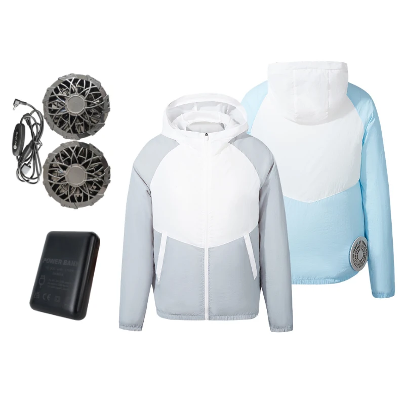 Evaporative Air-Conditioned Clothes for 13 Hours of Cooling 3 Speed ...