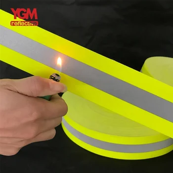 Flame Retardant Cinta Reflectiva Reflective Strip Retroreflective Tape ...