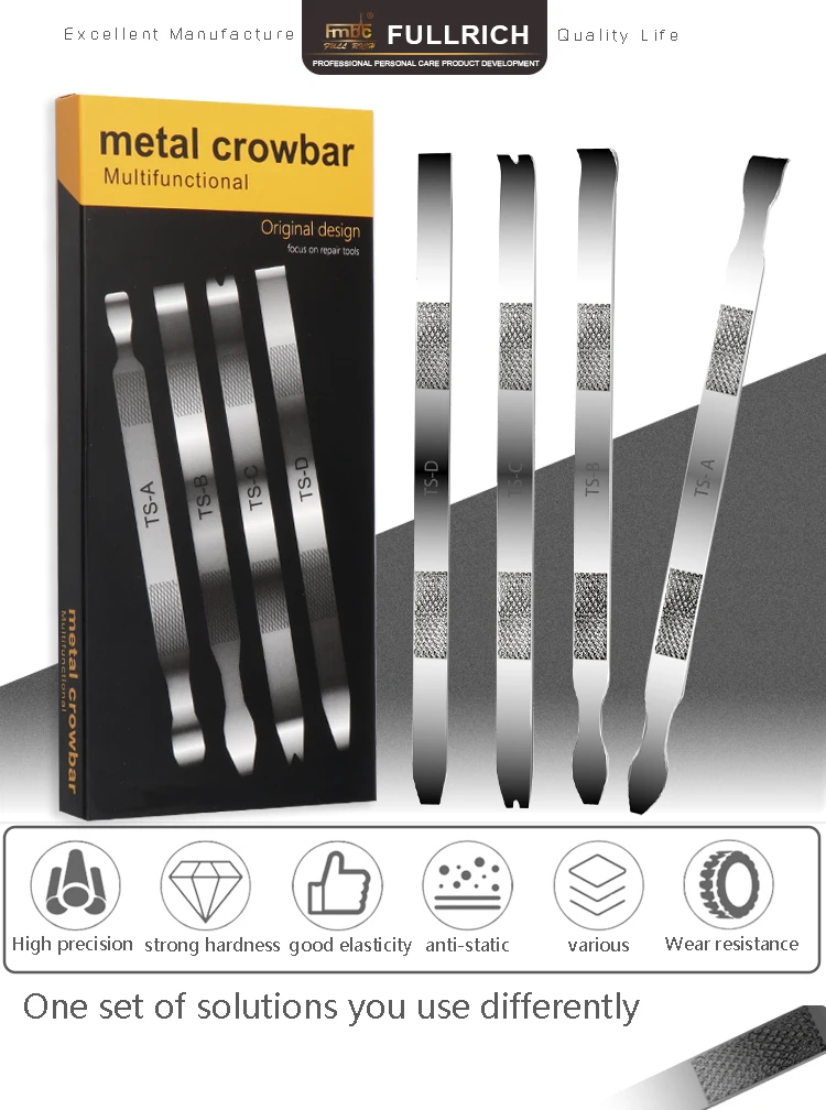 4 in 1 Precision Crowbar Tool Set Multifunctional Repair Tools Metal ...