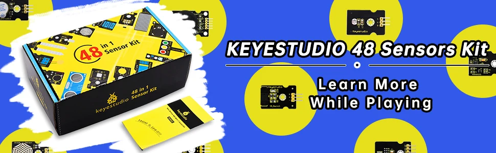 Keyestudio 48 in 1 Sensor Starter Kit for Arduino DIY