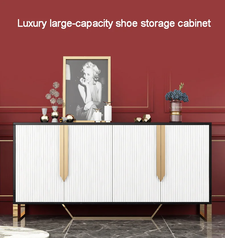 Modern Luxury Sideboard Storage Cabinet Home Furniture Side Cabinet Tv ...