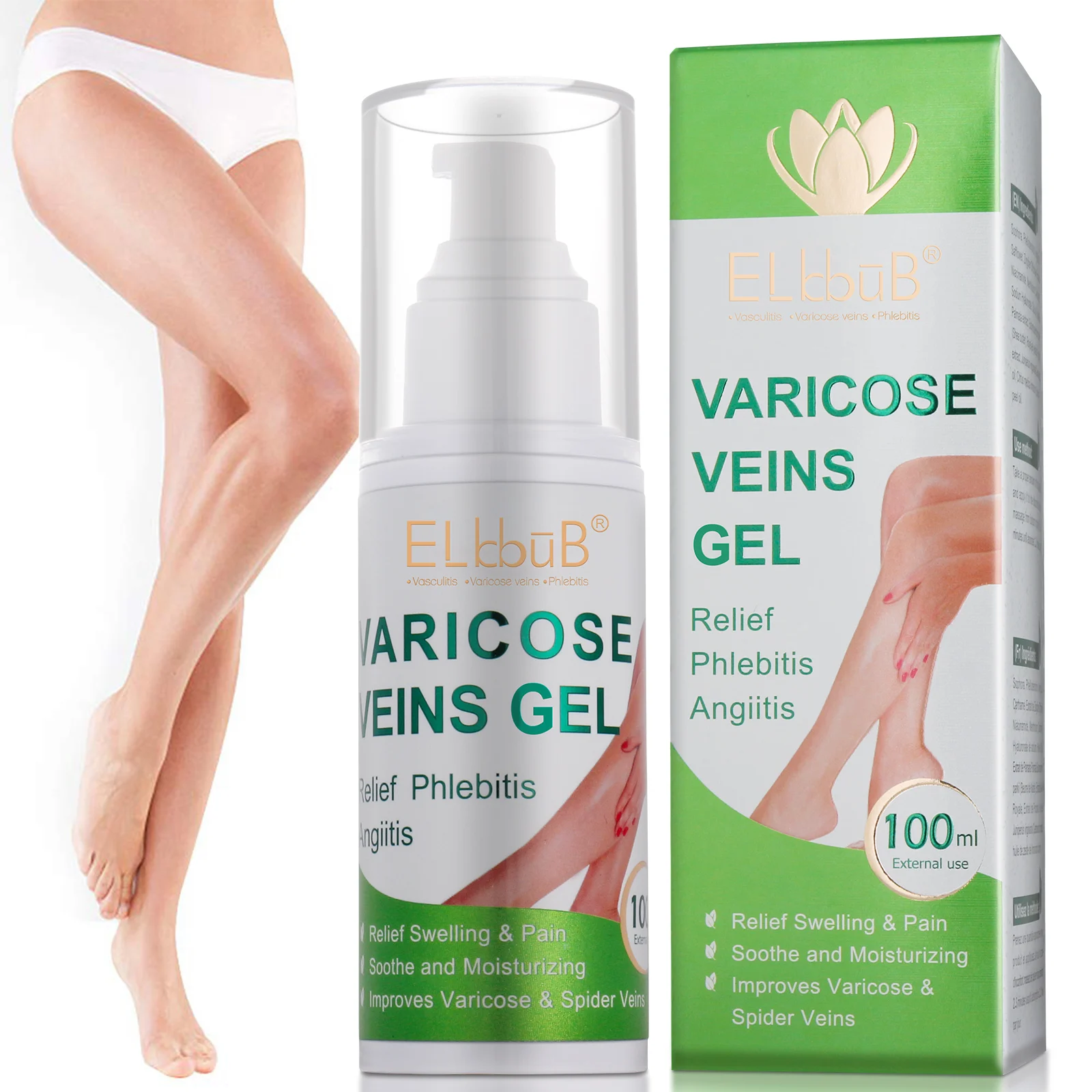 Elbbub Varicose Vein Treatment Removes Veniselle Cream Para Varices For ...