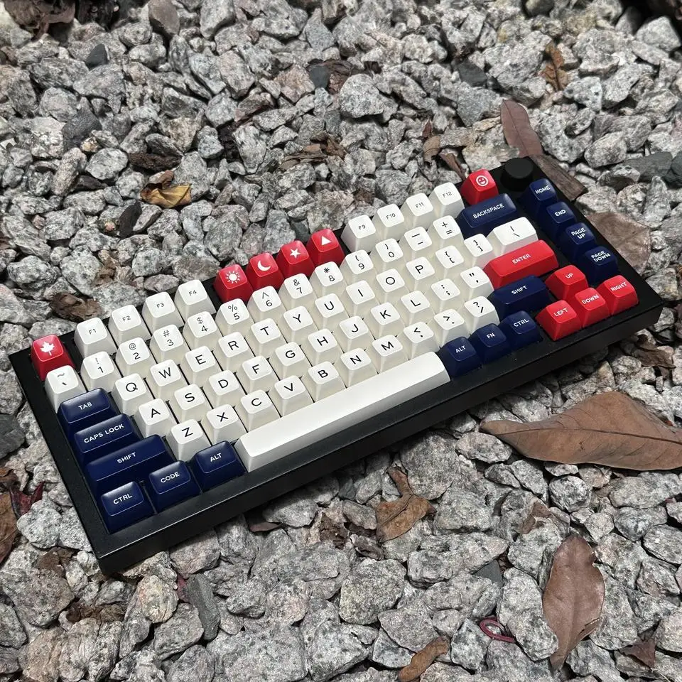 Tecsee Navy Theme Dye-sub Keycaps Sa Profile Abs Keycaps English Layout ...