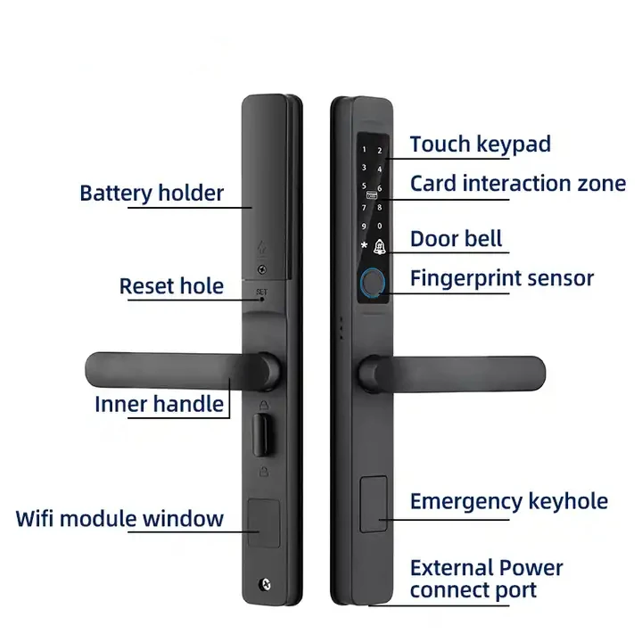 Aidmi Tuya Cerraduras Inteligentes Fingerprint Biometric Smart Lock ...