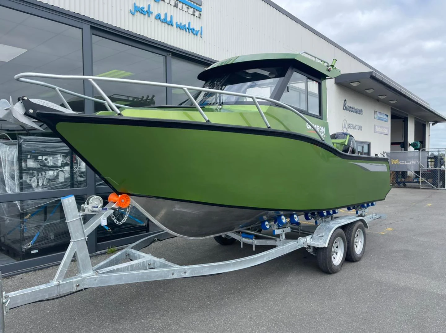 21ft 6.25m Aluminium Cabin Cruiser Sport Yacht Speed Power Fishing Boat ...