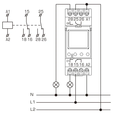 RELETEK Digital Programmable Time Switch - Double Channel Timer Switch ...