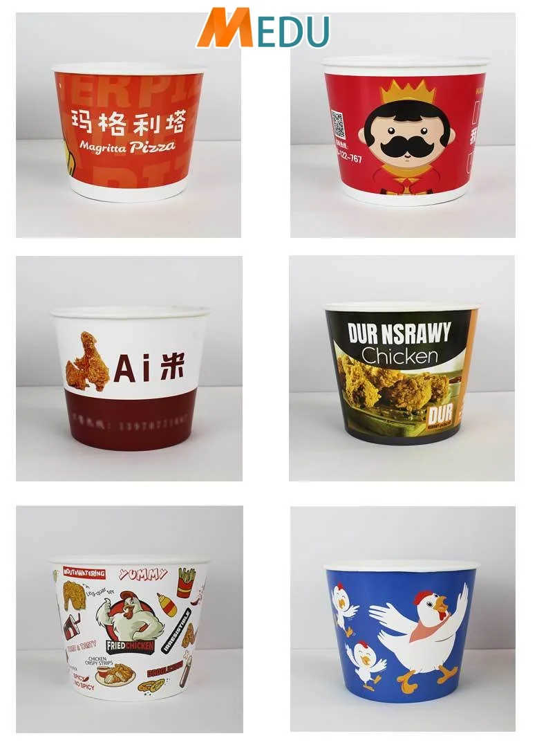 Movie Popcorn Bucket Pla Popcorn Bucket Animated /fried Chicken Bucket ...