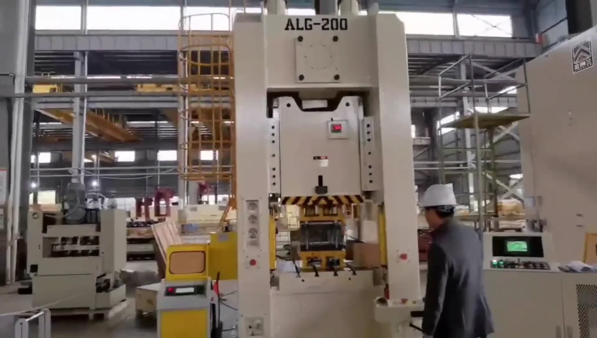 200 Tons Computer Case High Security Power Press Punch Stamping ...