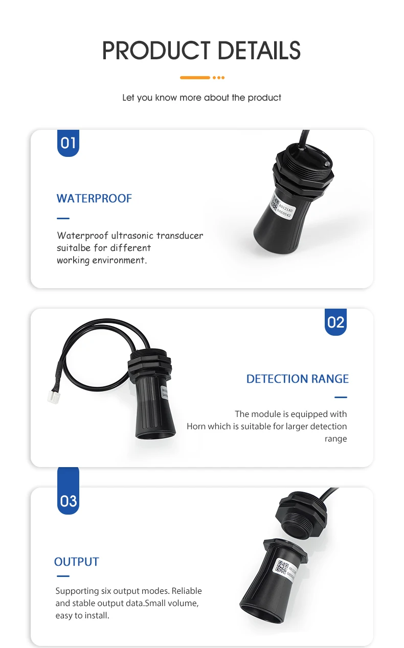 DYP-A01 Water Level Sensor - Long Range, Waterproof RS485