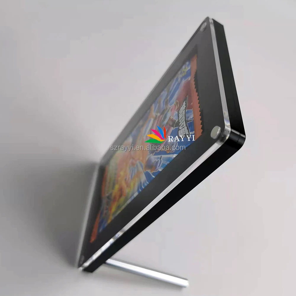 RAY YI Portable Perspex Pokemon Booster Pack Frame Durable Acrylic ...