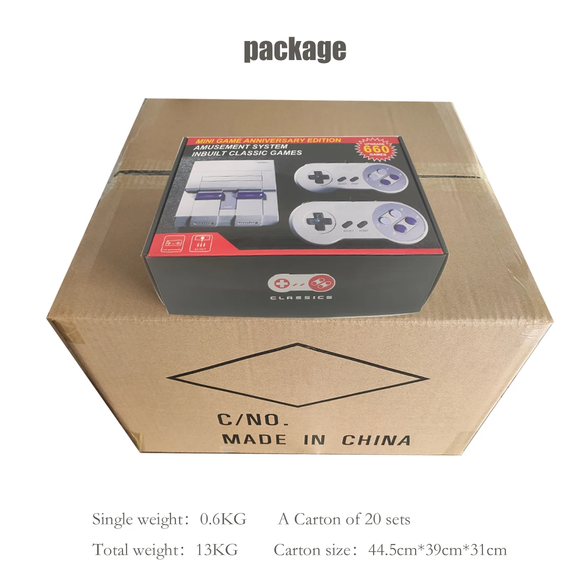 Classic Mini Av Output Tv 8-bit Home Video Game Console With Built-in ...