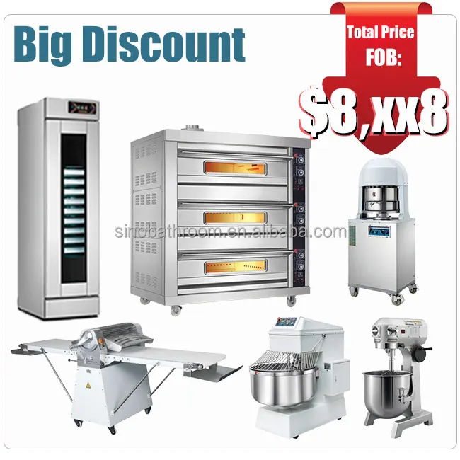 Bakery Design Pastry Equipment Automatic Bread Baking Machine Complete ...