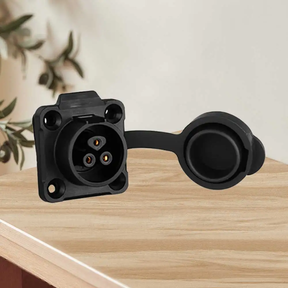 Oswell 3 Pin Male Female Plug Socket Standard Waterproof Wire Connector ...