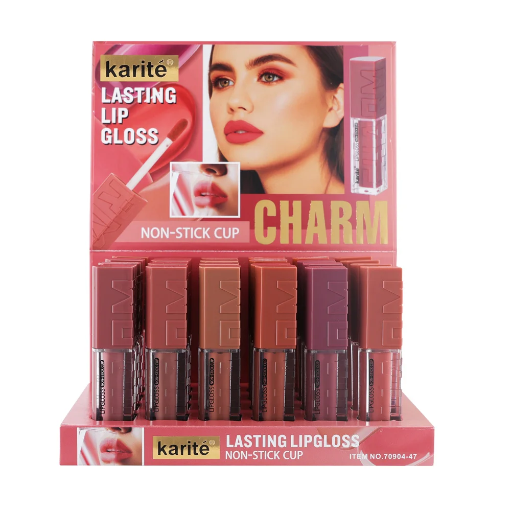 Alibaba.com: Karite 4.5 ml Long Lasting Non-Stick Cup Lip Glaze Gloss: Beauty & Personal Care ...