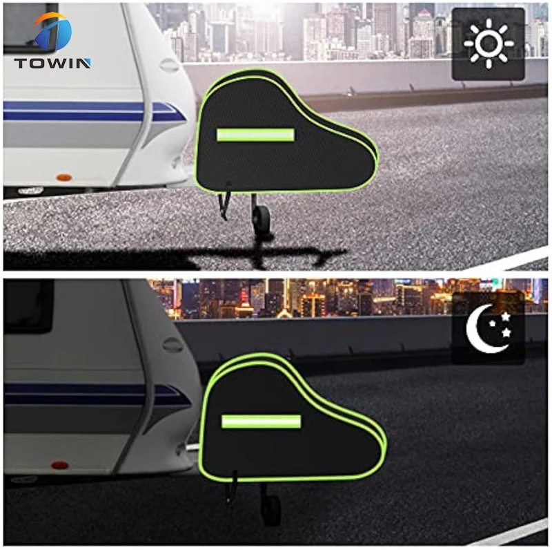 Universal Waterproof Drawbar Trailer Campervan Caravan Tow Hitch Cover ...