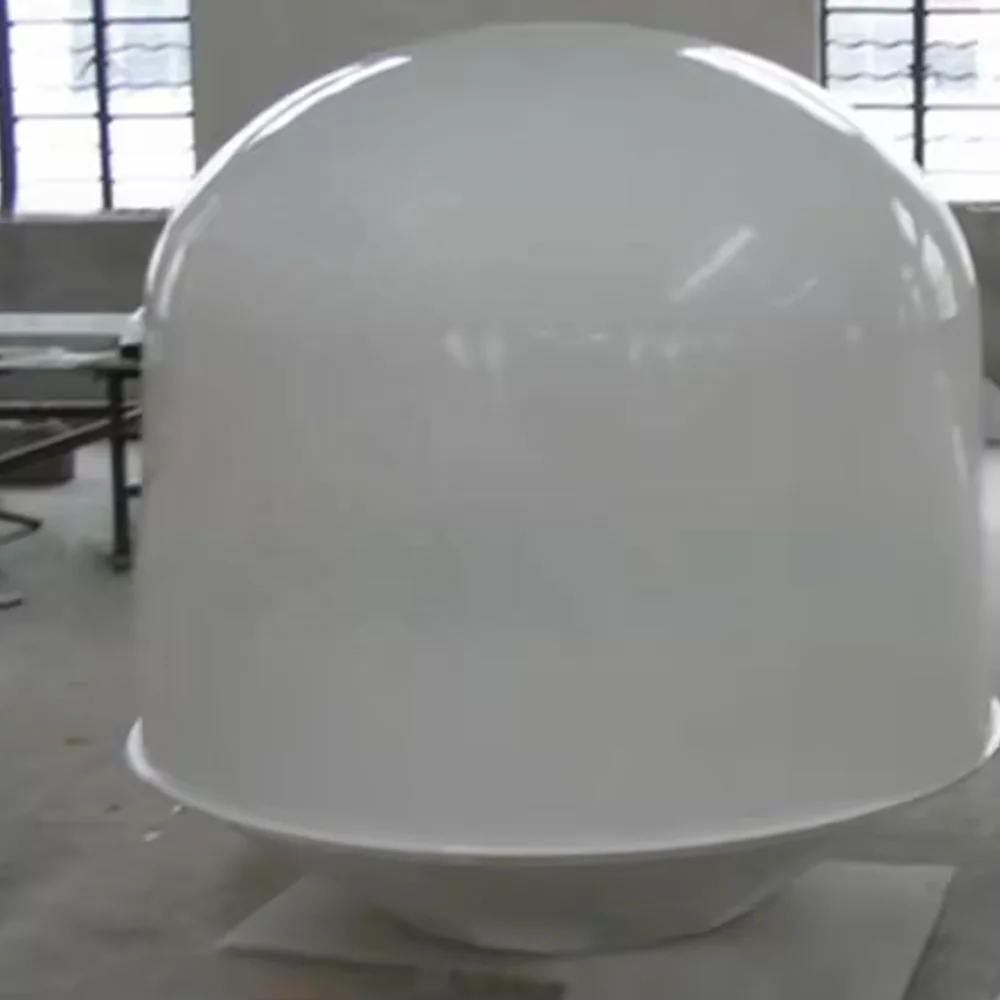 Customizable White FRP Fiberglass Radome - Lightweight Protection