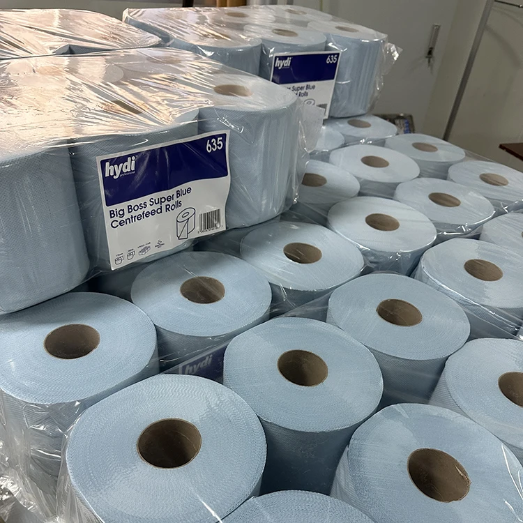 1000G Blue Roll Paper Towel 2 Ply - Industrial Strength