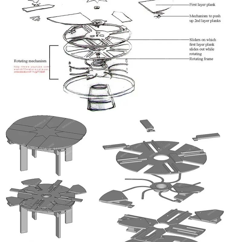 Fletcher Capstan Extendable Dining Table - Solid Wood