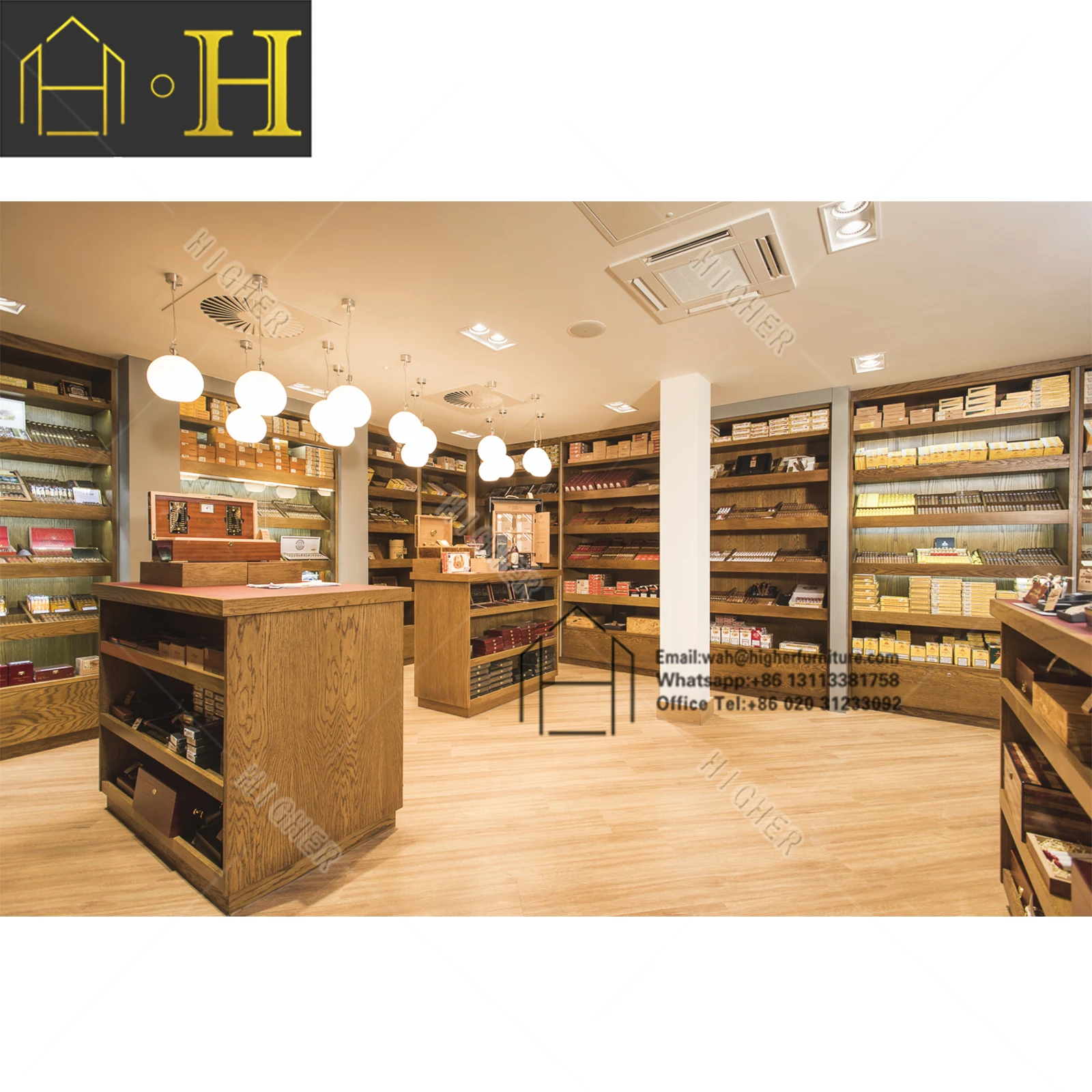 Customized Cigar Room Cigar Display Showcase Cigar Humidor - Buy Cigar ...