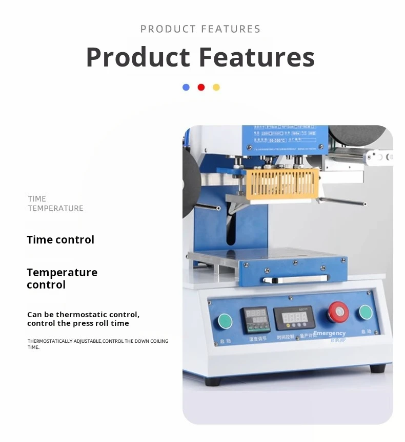 DX-T150A Desktop Hot Foil Stamping Machine Pneumatic Drive Foil ...