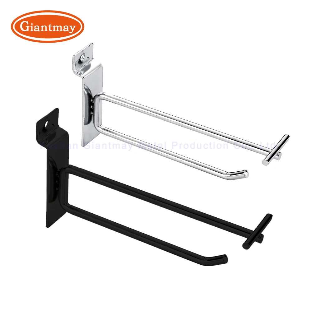 Retail Black Display Hook Supermarket Stainless Steel Hook Chrome ...