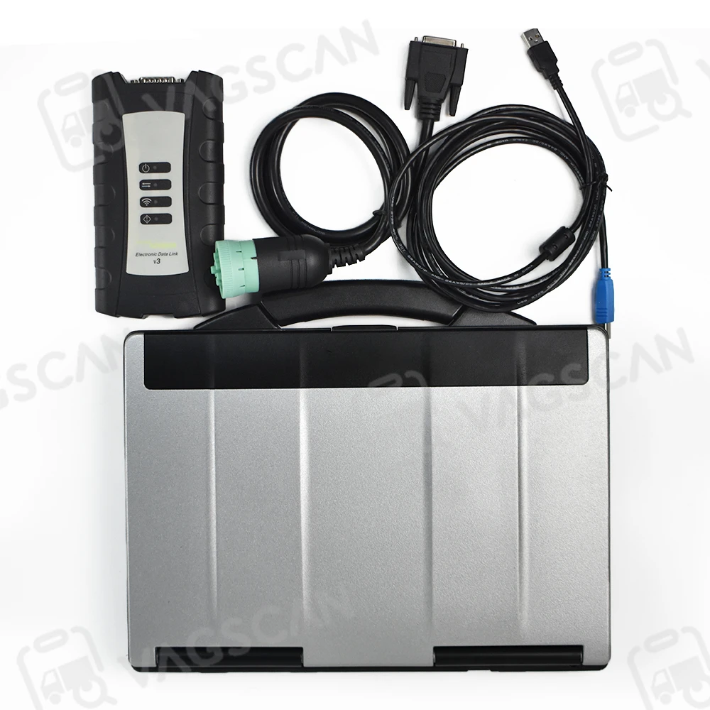 Diesel Diagnostic Laptop For Edl V3 Advisor Electronic Data Link Jd ...