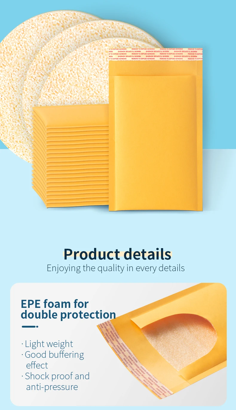 Custom Kraft Bubble Mailers - Durable & Protective Packaging