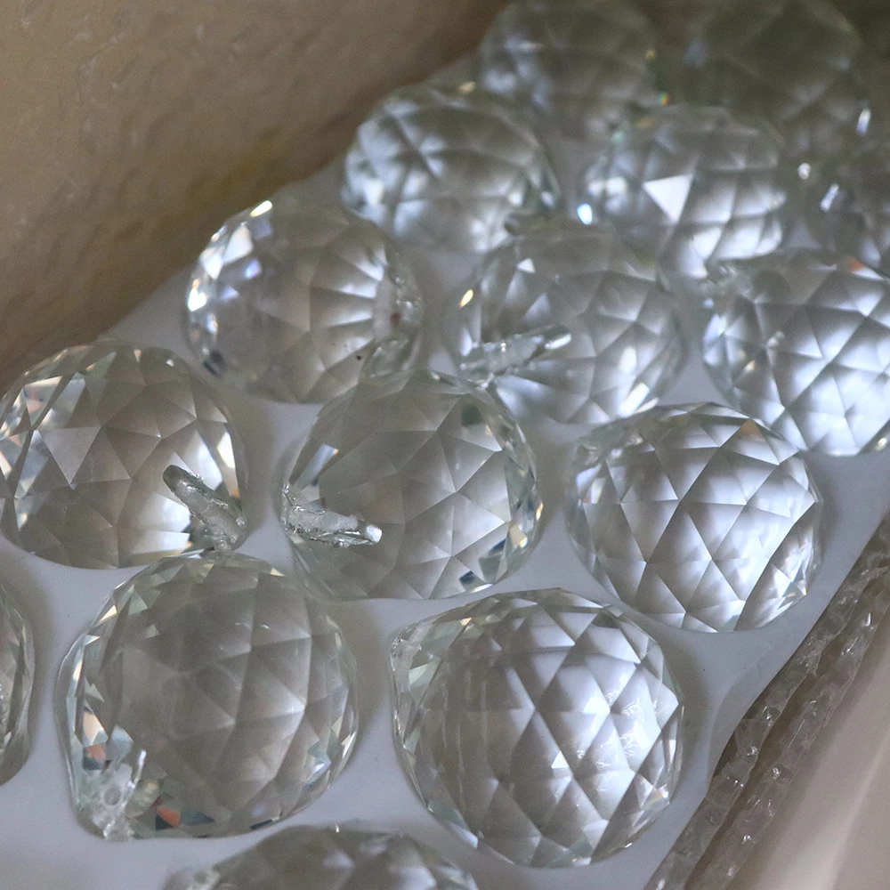 Transparent Color AB Glass Crystal Ball Sun Catcher Spheres