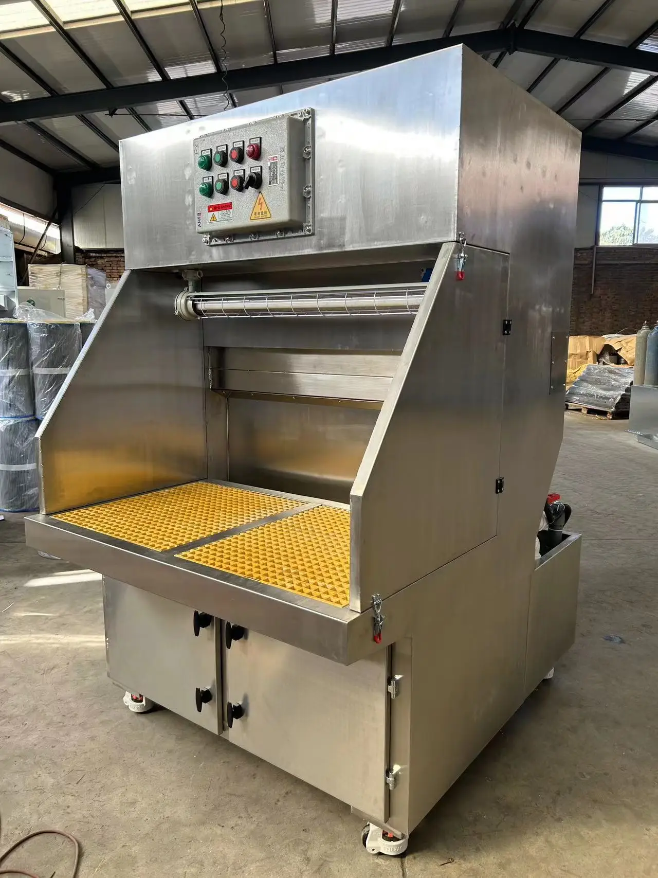 Industrial Water Curtain Dust Removal Table for Metal Polishing