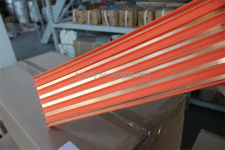 Komay เครนบัสบาร์,รางตัวนำไฟฟ้าบัสบาร์ไร้รอยต่อหลายเสาสำหรับเครนเหนือ ...