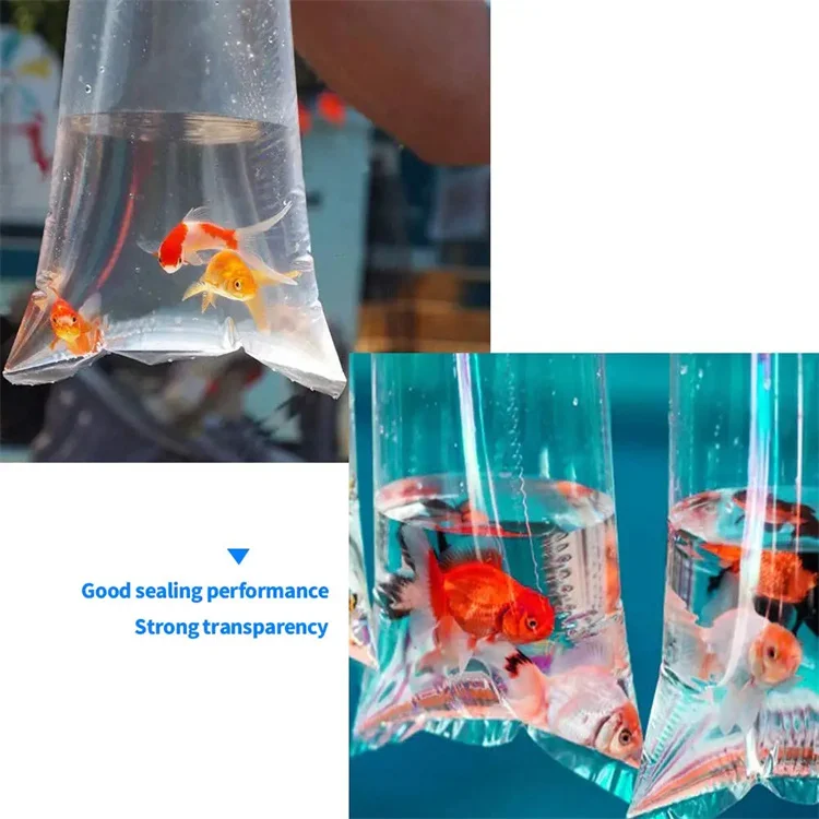 Heat Seal PE Square Bottom Bags for Live Fish Transport - Reliable ...