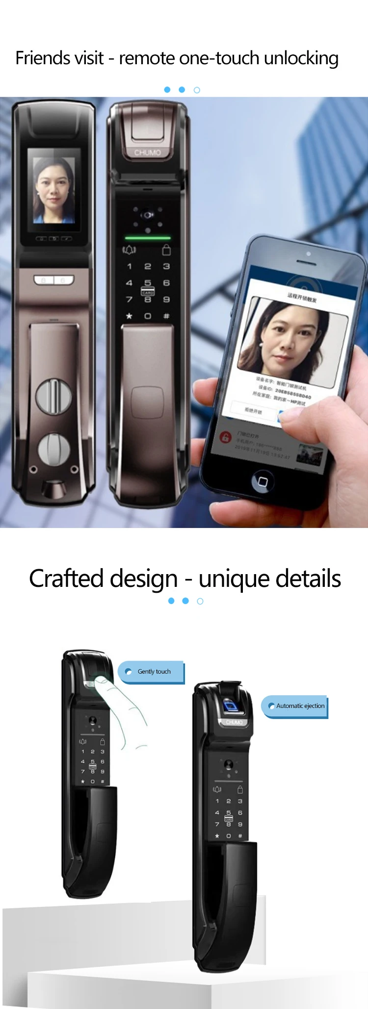 2023 Home Front Mobile 3d Face And Fingerprint Recognition Facial ...