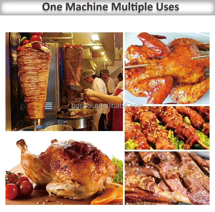 Shawarma Machine Doner Kebab Rotary Gas Doner Kebab Making Machine ...