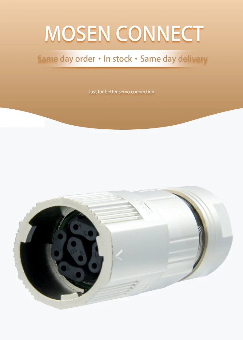 Signal Connector For 6fx2003-0du17 M17 Signal Holder 10 Core Encoder ...