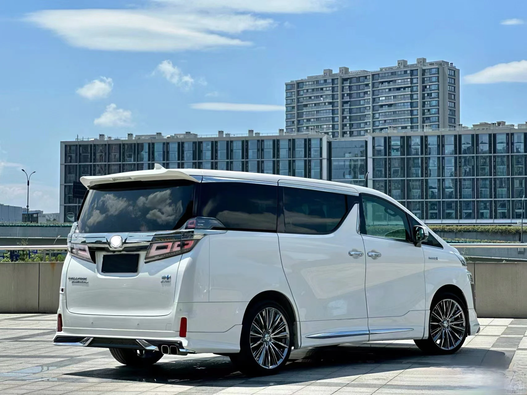 High Quality Bodykit for to Yo Ta Vellfire Upgrade Modelista aero Small ...