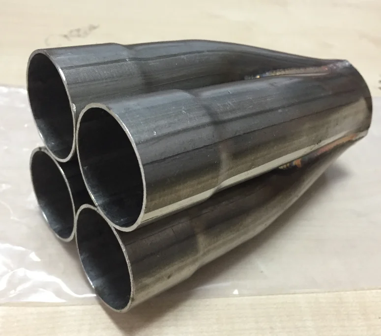SUS304 Exhaust Manifold - 4 into 1 Merge Collector for Cars