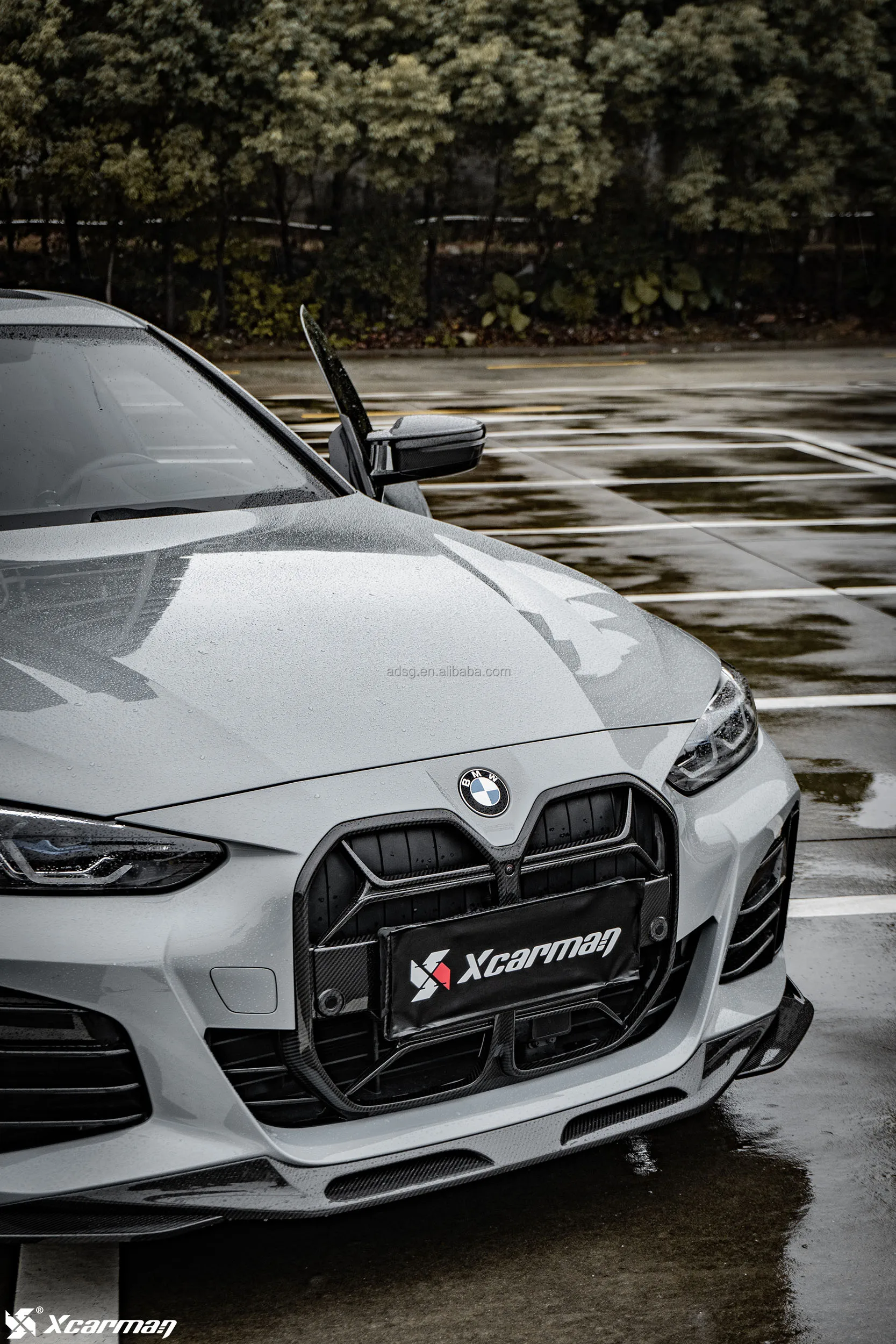 Dongsai G22 Grill Csl Style With Acc Dry Carbon Fiber Center Mesh Front ...