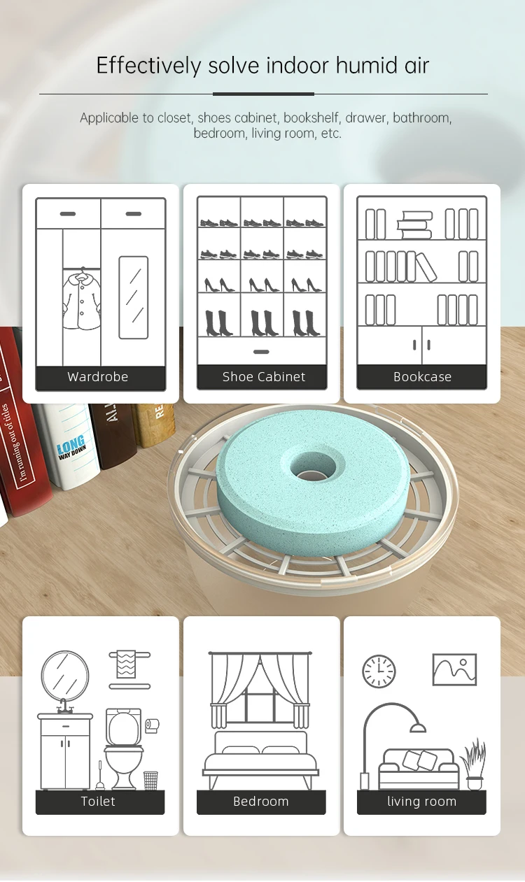 Reusable Dehumidifier - Absorb Moisture with CHUNWANG Tablets