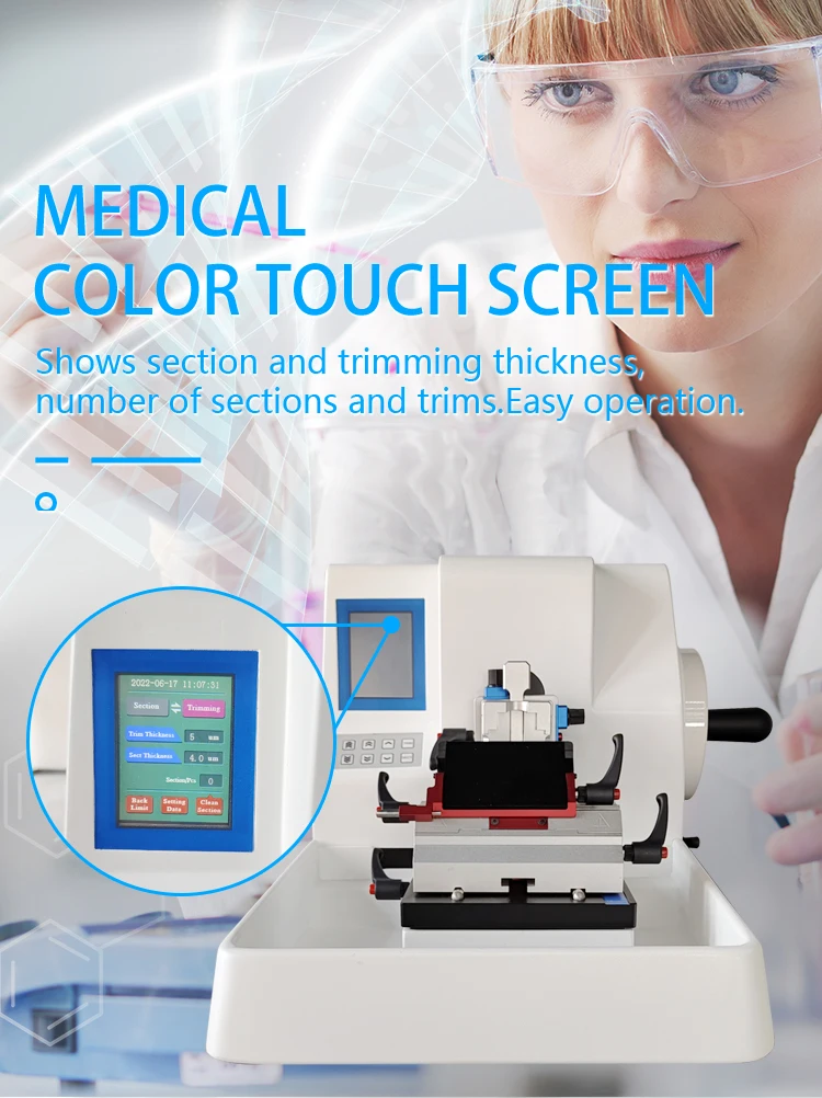 Semi-auto Microtome - Precision Tissue Sectioning